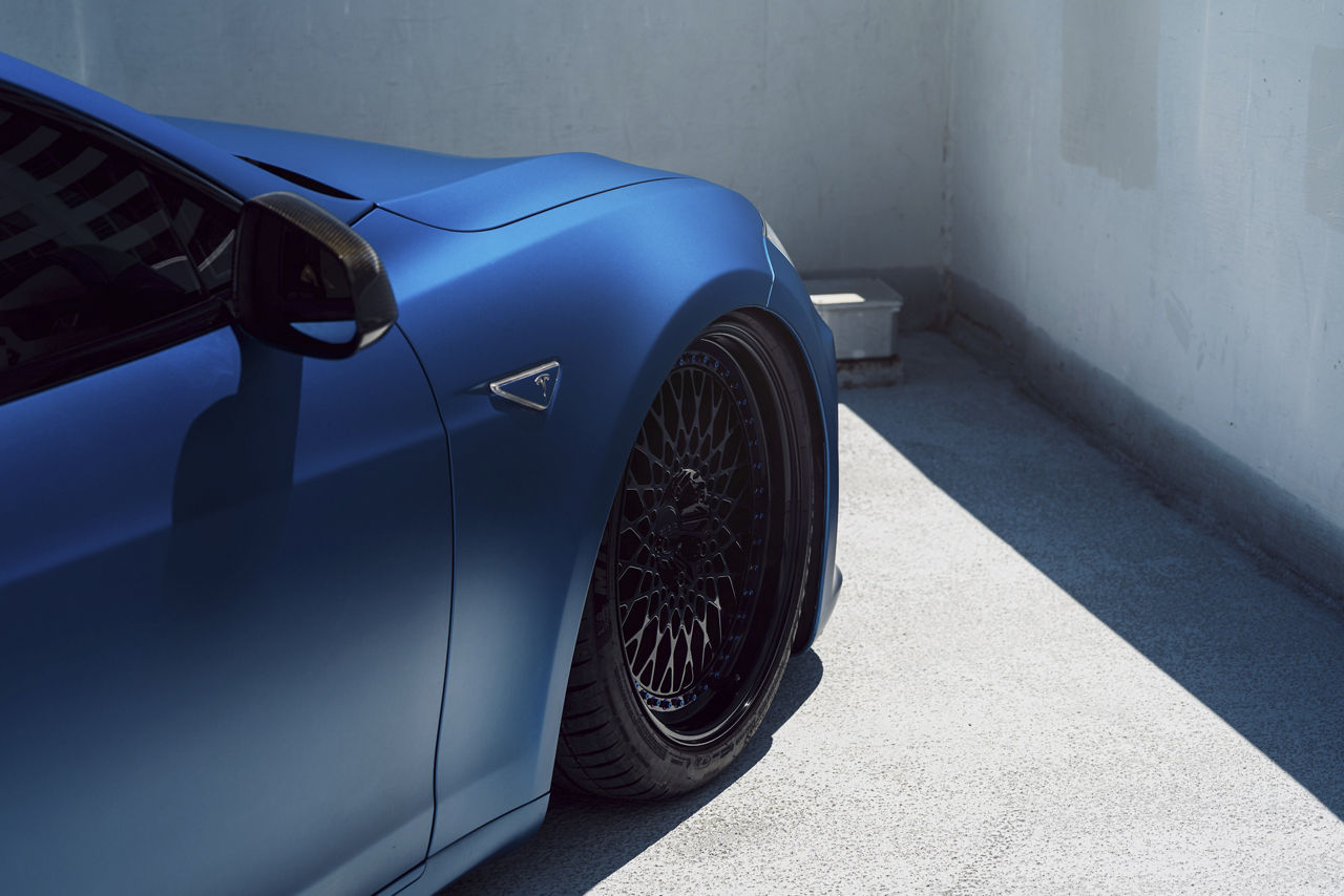 2021 Tesla Model S - Rotiform LHR - Black | Wheel Pros