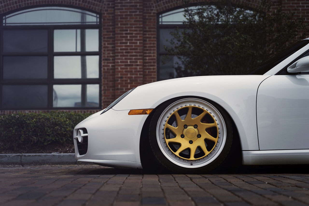 2016 Porsche Cayman - Rotiform OZT - Gold | Wheel Pros