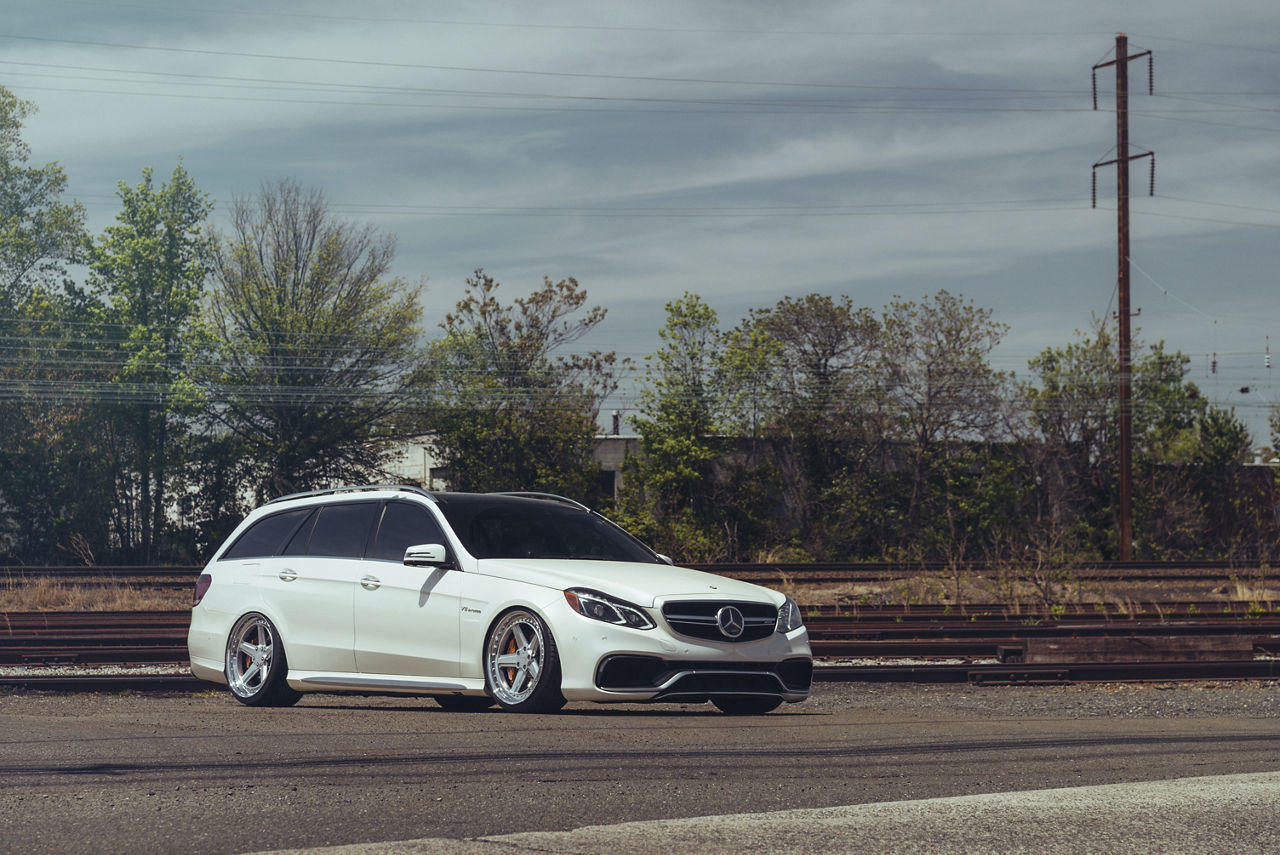 2014 Mercedes-Benz E Class - Rotiform PNT - Silver | Wheel Pros