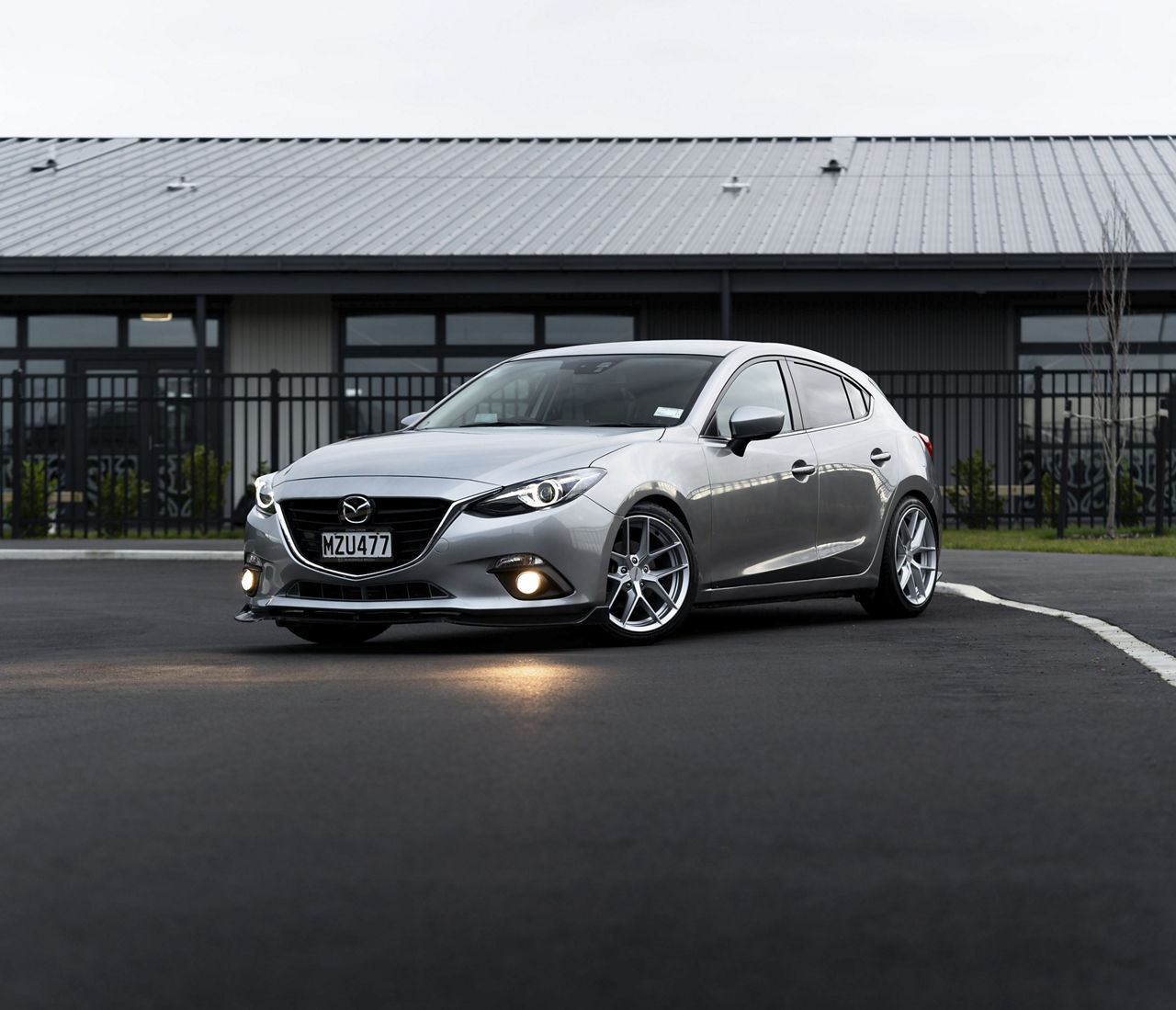 2014 Mazda 3 - Rotiform FLG - Silver | Wheel Pros