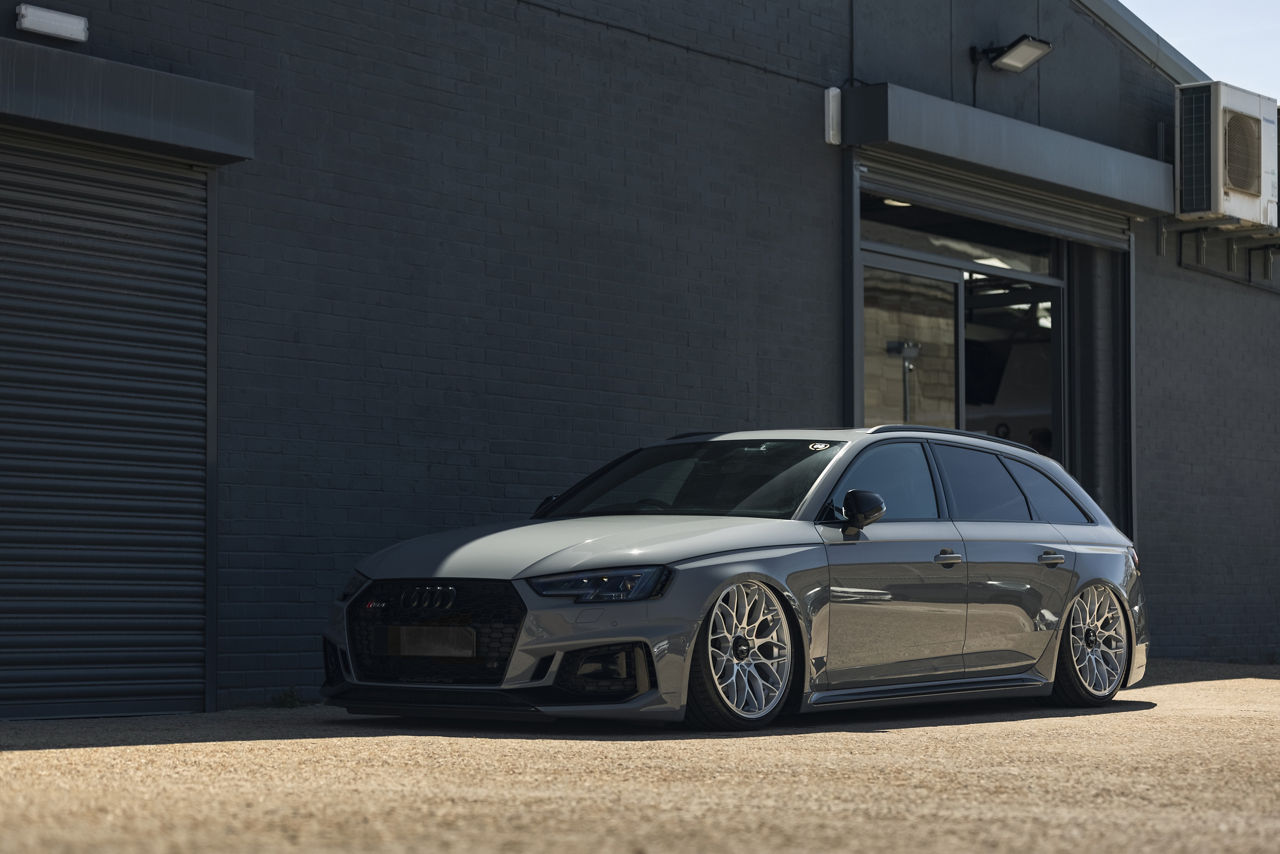 2019 Audi RS4 - Rotiform SGN - Silver | Wheel Pros