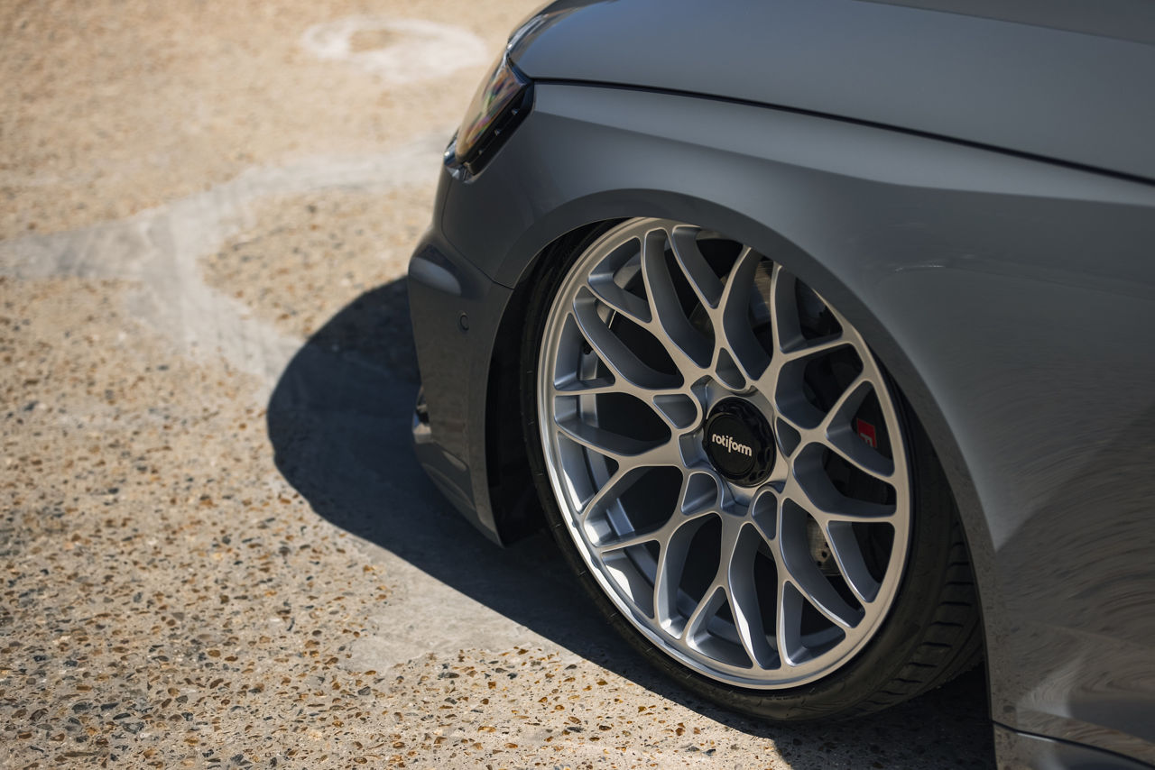 2019 Audi RS4 - Rotiform SGN - Silver | Wheel Pros