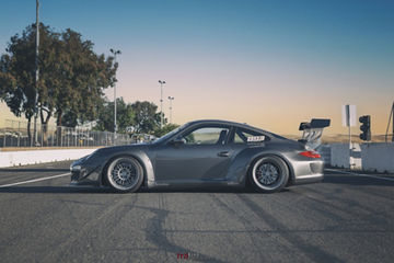 2012 Porsche 997 RWB - Rotiform TSF - Silver | Wheel Pros