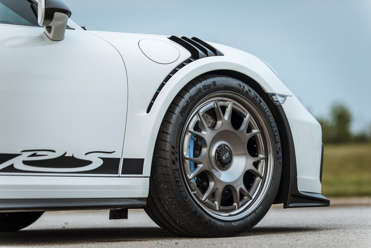 2020 Porsche GT3 - Rotiform TUF-R - Silver | Wheel Pros