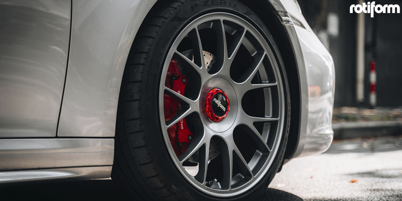 2020 Porsche 911 - Rotiform TUF-R - Silver | Wheel Pros