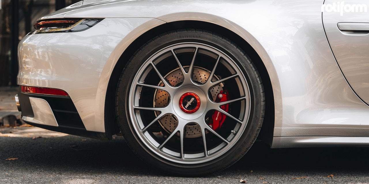 2020 Porsche 911 - Rotiform TUF-R - Silver | Wheel Pros