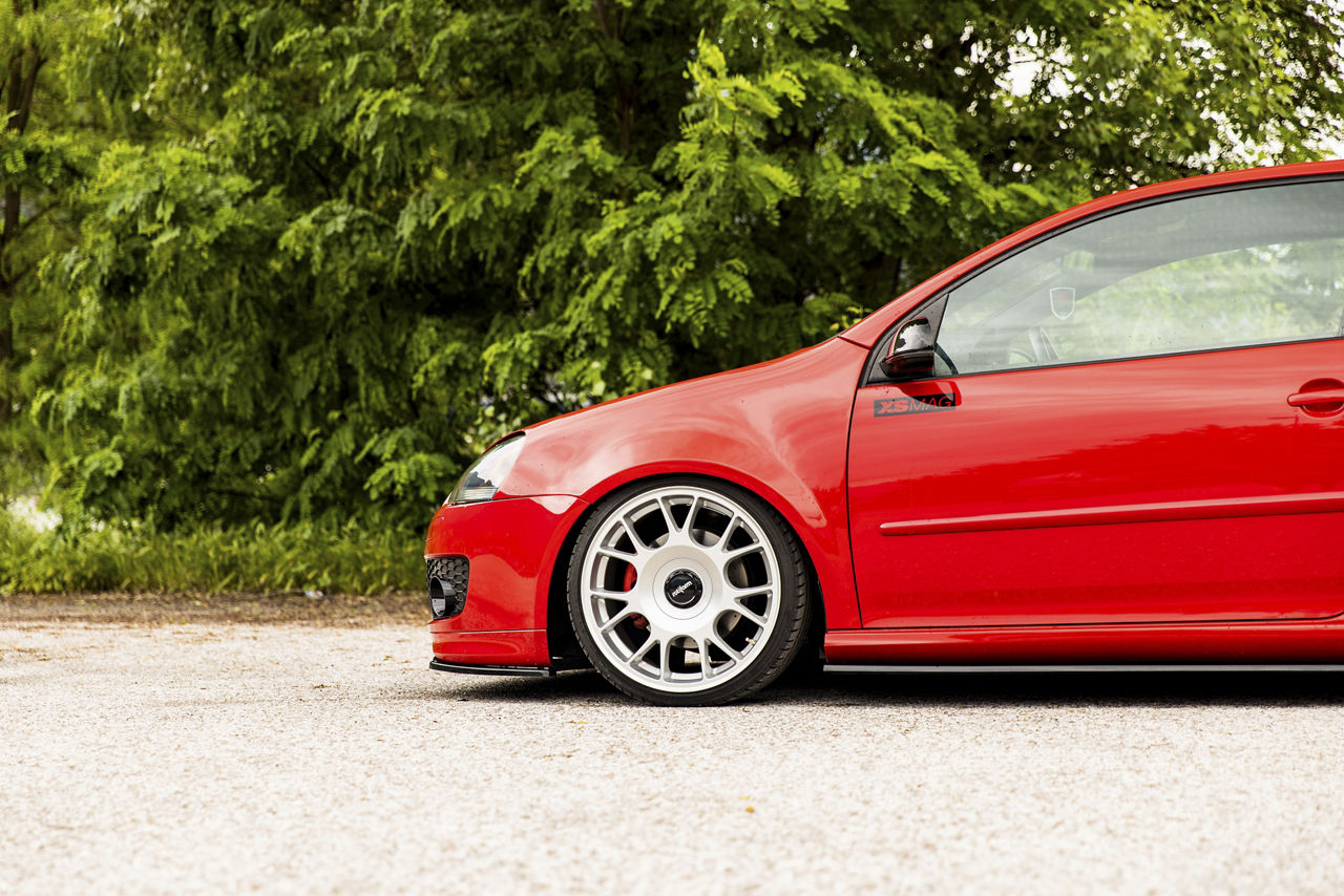 2007 Volkswagen Golf GTI - Rotiform TUF-R - Silver | Wheel Pros