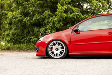 2007 Volkswagen Golf GTI - Rotiform TUF-R - Silver | Wheel Pros