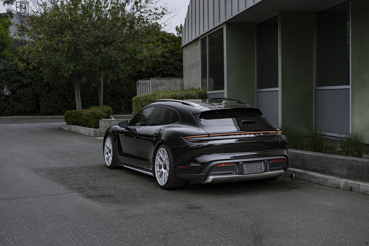 2022 Porsche Taycan - Rotiform TUF - Silver | Wheel Pros