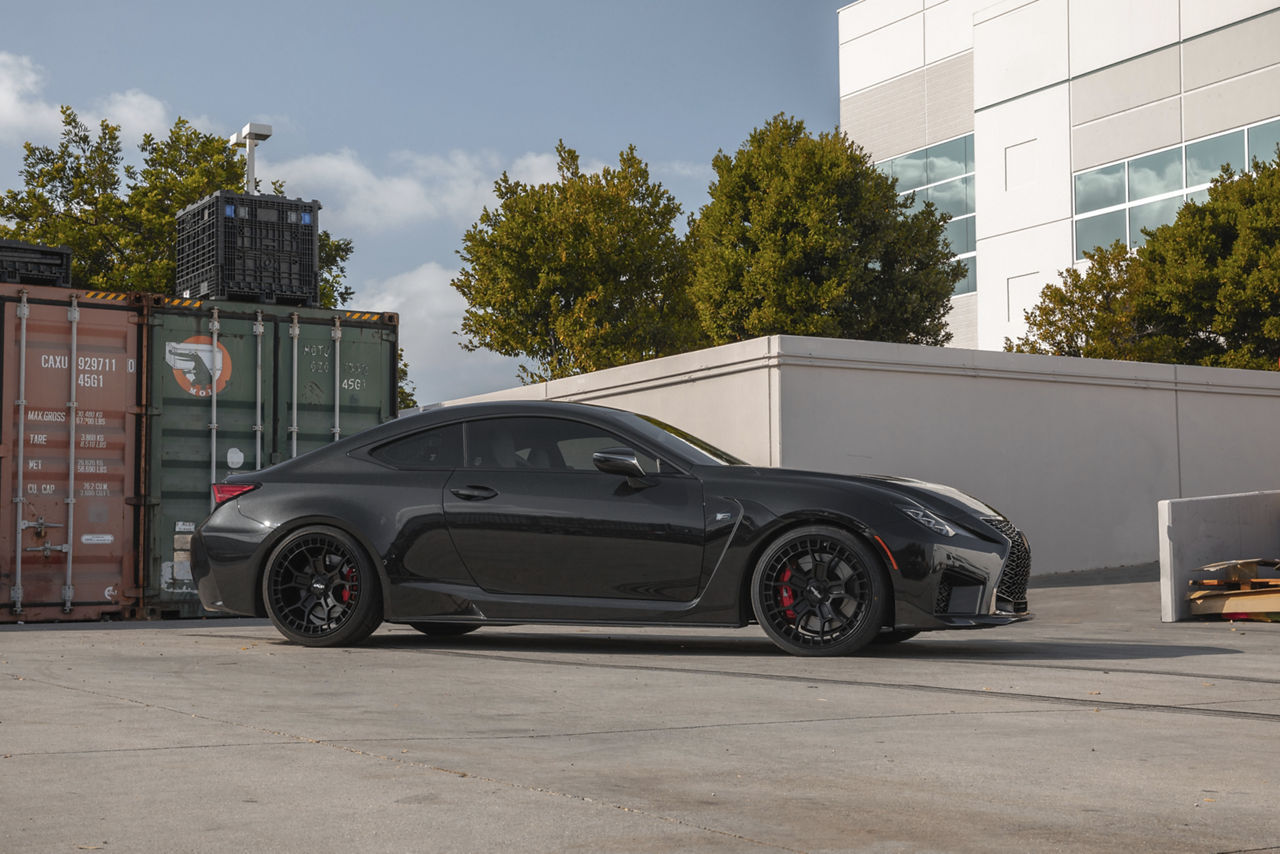 2020 Lexus RC-F - Rotiform ZMO-M - Black | Wheel Pros