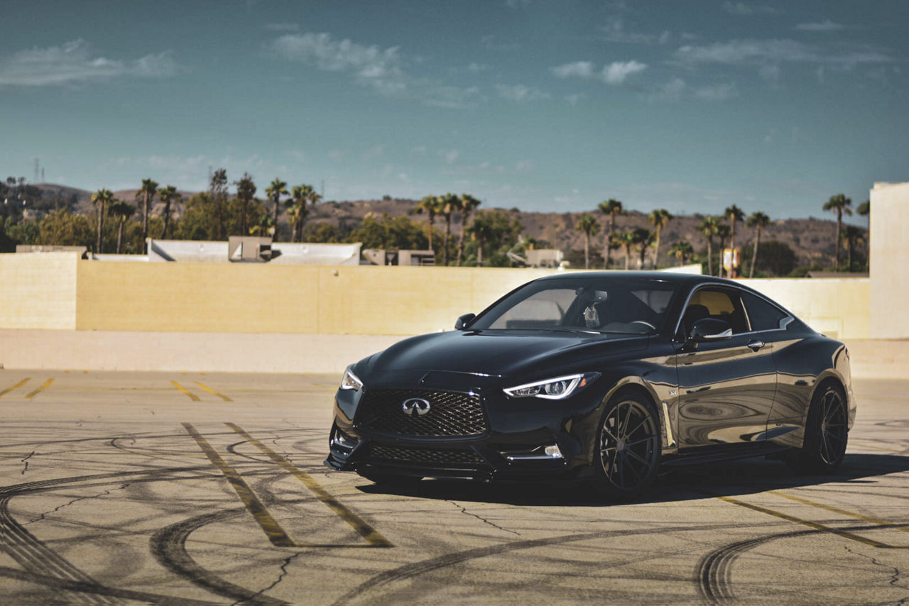 2019 Infiniti Q60 - TSW BATHURST - Gray | TSW Alloy Wheels