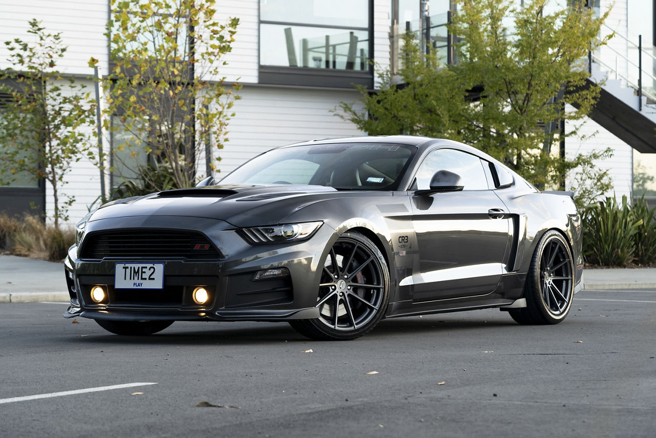 2017 Ford Mustang - TSW BATHURST - Gray | TSW Alloy Wheels