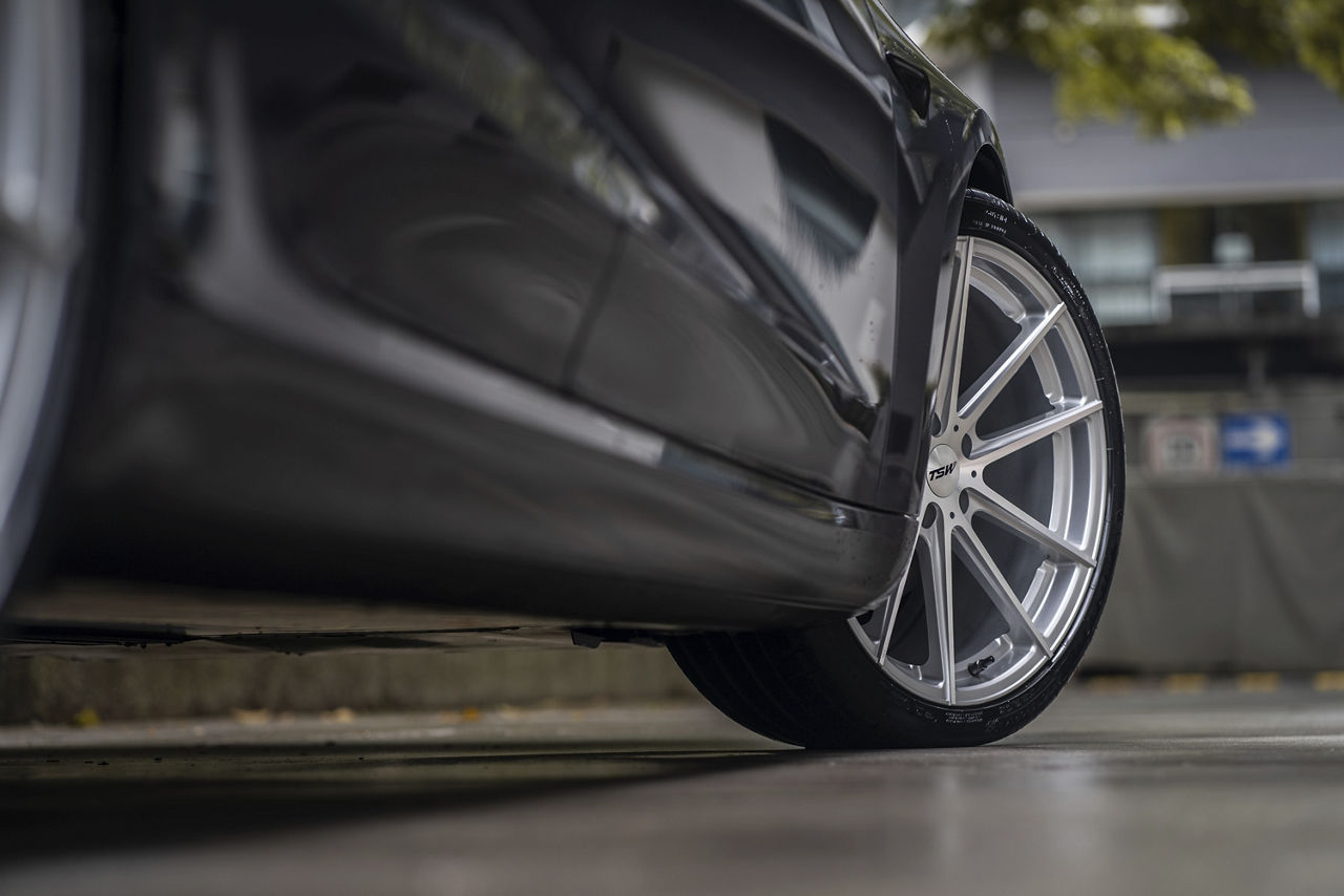 2018 Tesla Model 3 - TSW BATHURST - Silver | Wheel Pros