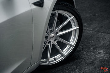 2020 Tesla Model 3 - TSW BATHURST - Silver | TSW Alloy Wheels