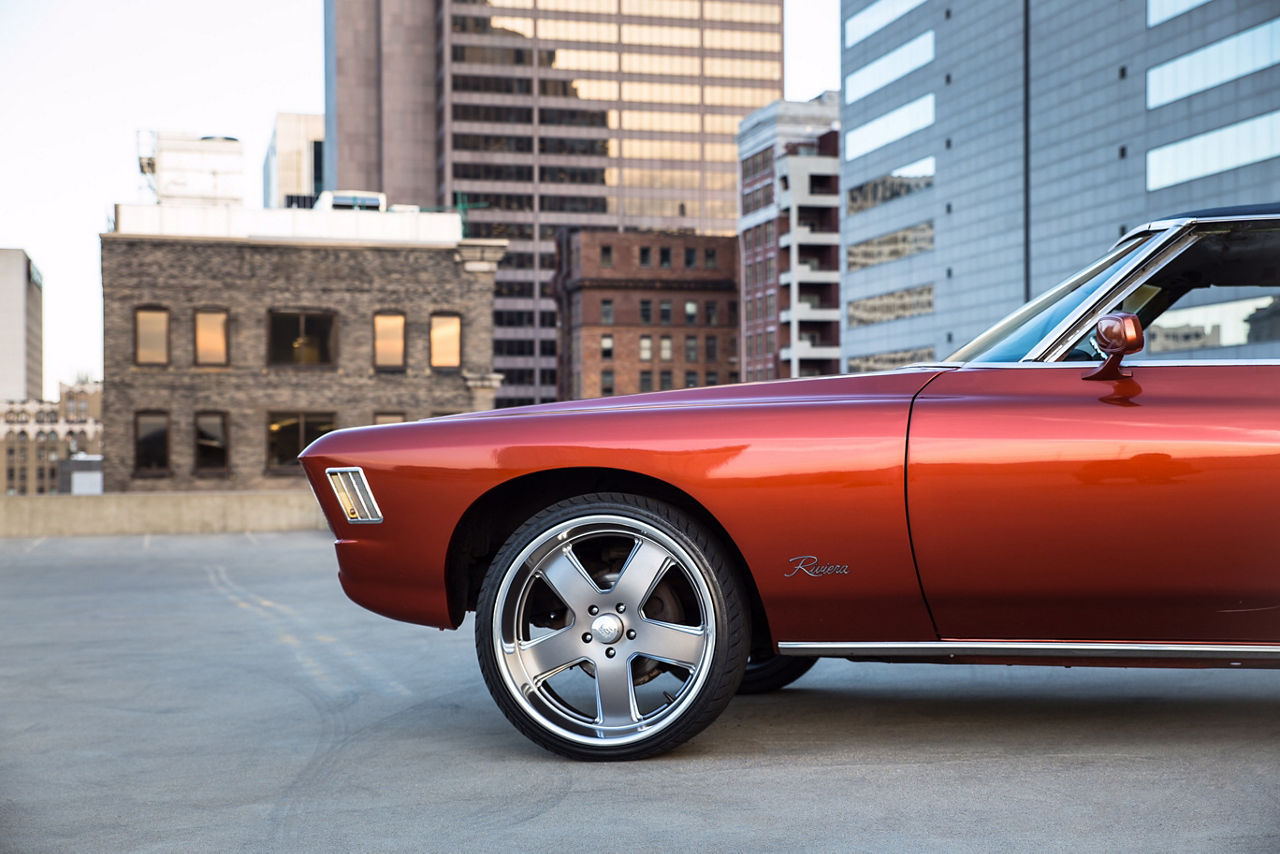 1972 Buick Riviera - US MAG HUSTLER - Gun Metal | Wheel Pros