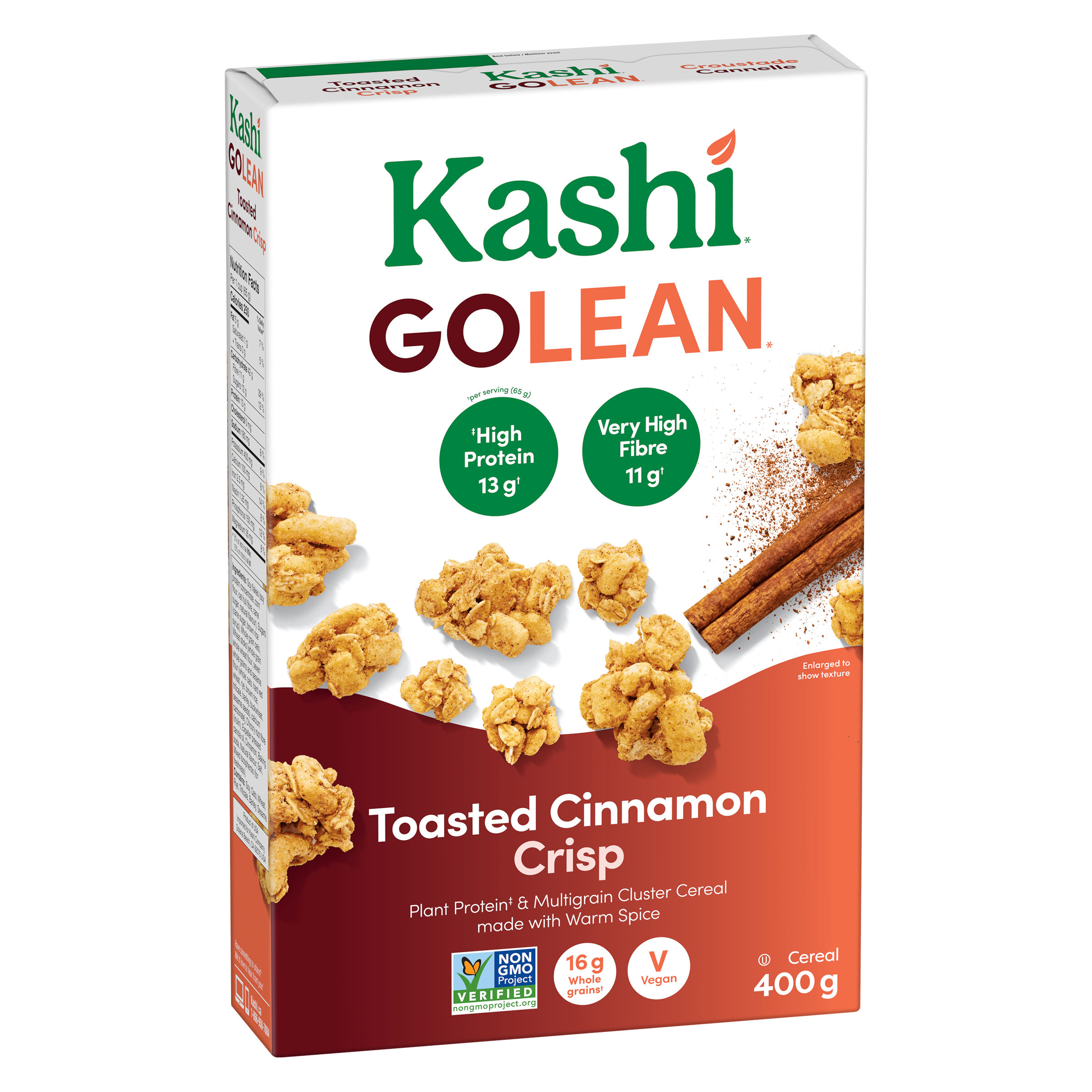 Kashi Go Lean Crisp Kashi Go Toasted Berry Crisp Cereal, 14 Oz