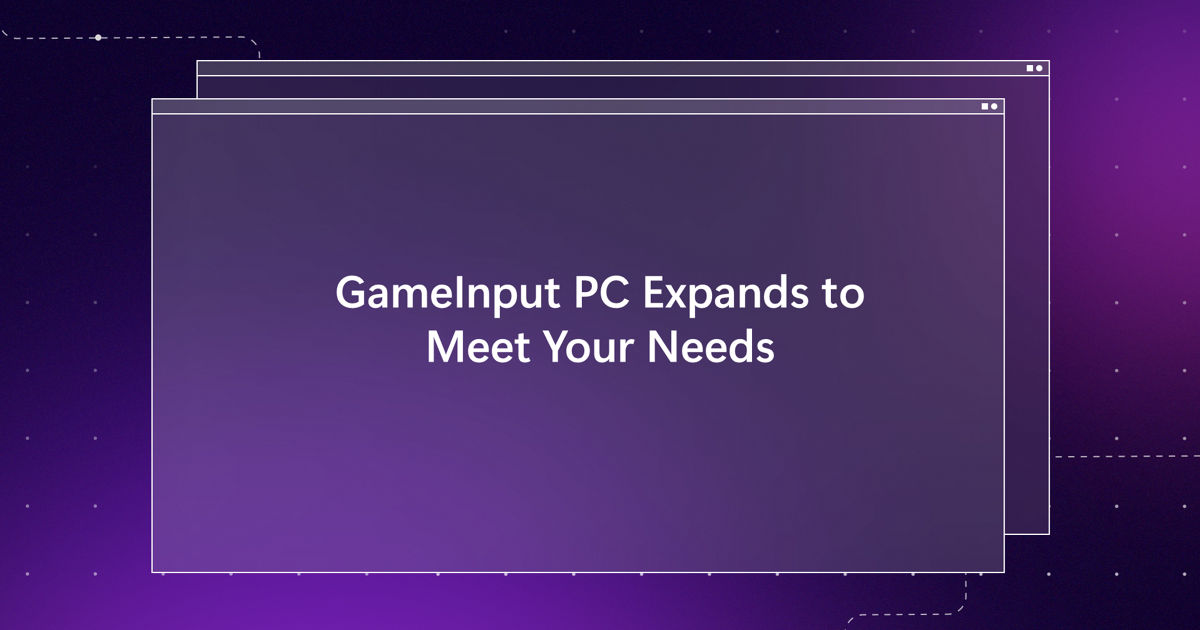 GDC 2025: GameInput PC Expands to Meet Your Needs